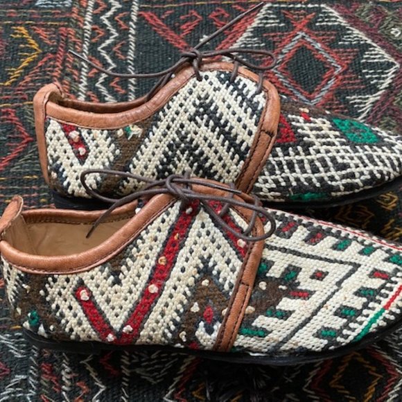 Shoes | New Peruvian Knitted Derby Style Leather Shoes | Poshmark